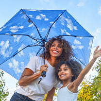 Folding Reverse-Close Umbrella with Wind Protection – Totes.com USA